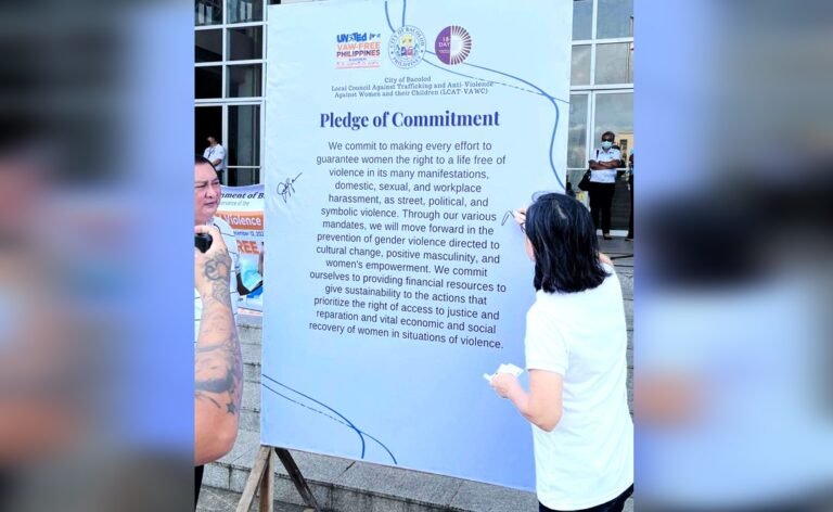 Councilors sign pledge to end violence against women
