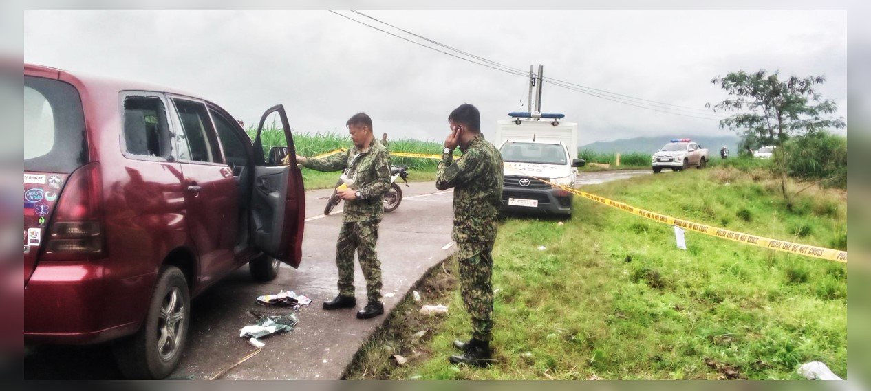 Armed robbers waylay vehicle, shoot ma, son