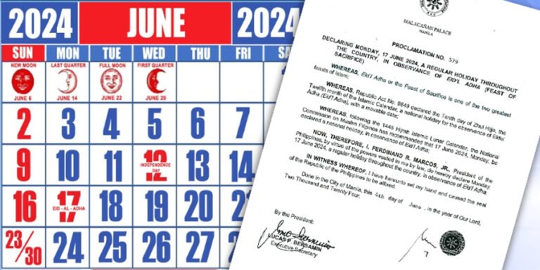 June 12, 17 regular holidays