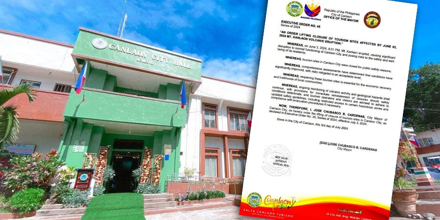 Canlaon reopens tourism sites