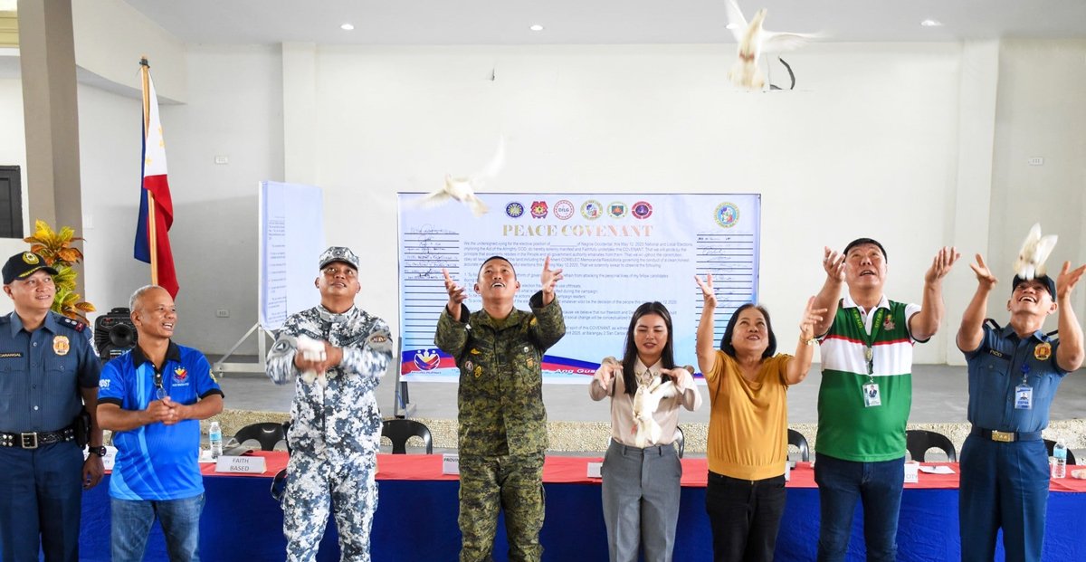 Peace covenant signing, unity walk in San Carlos
