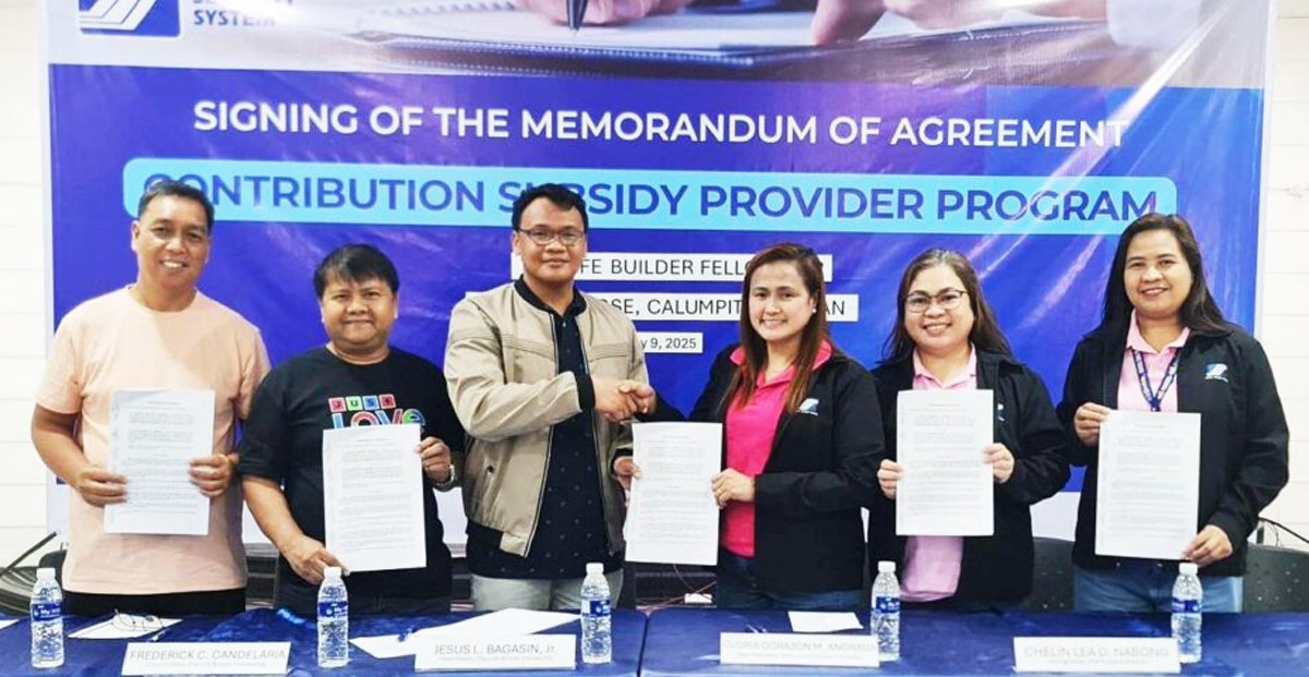 Life Builder Fellowship to subsidize SSS contributions of church volunteers