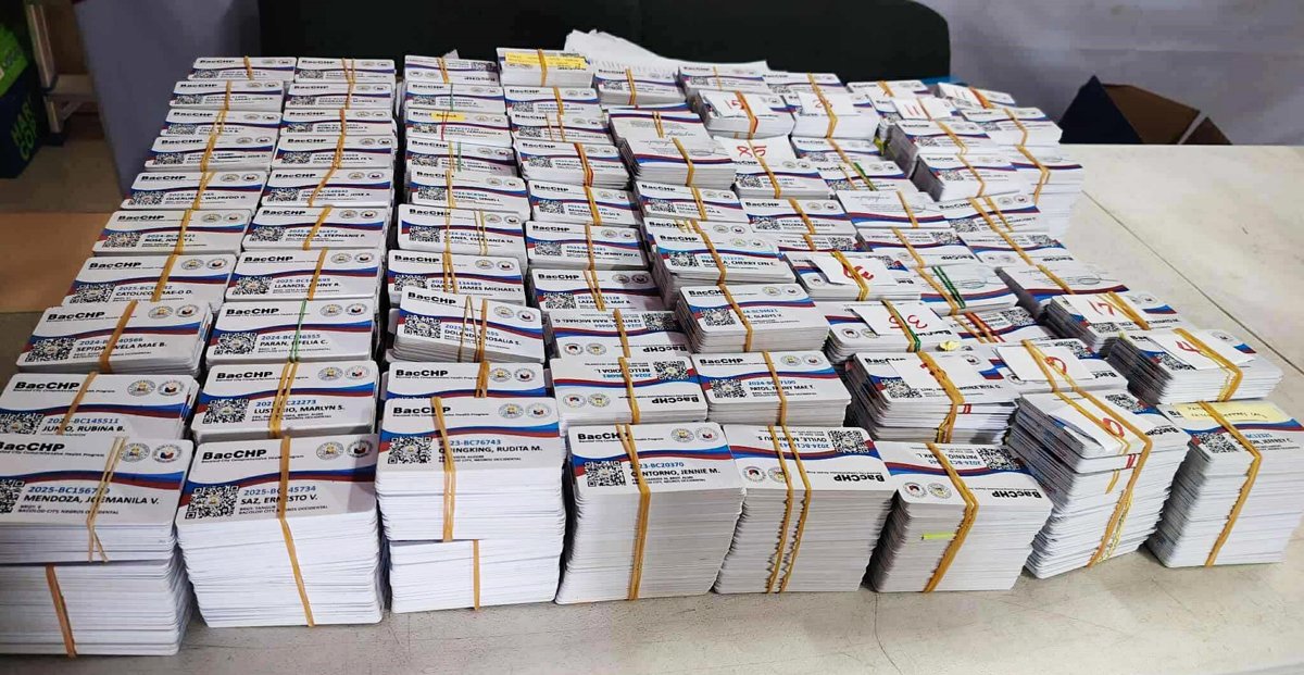 Release of nearly 8K BacCHP cards now thru brgys: mayor