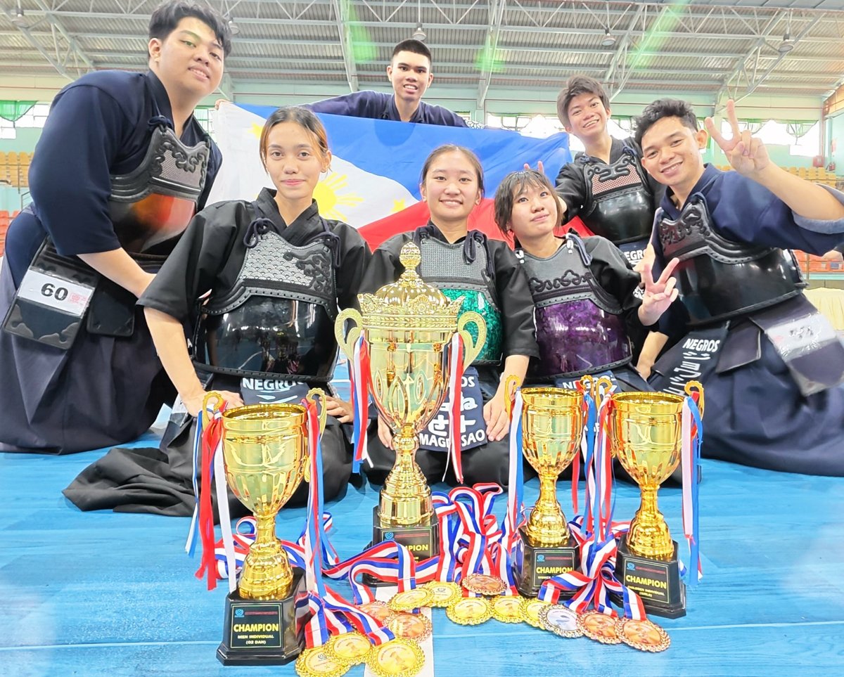Negros Kendo Club strikes gold in Vietnam with medals, trophies