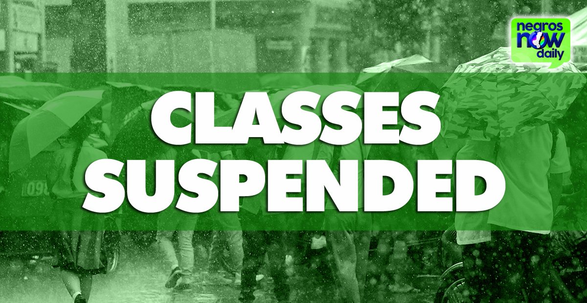 No classes in Bacolod, other Negros Occ. LGUs