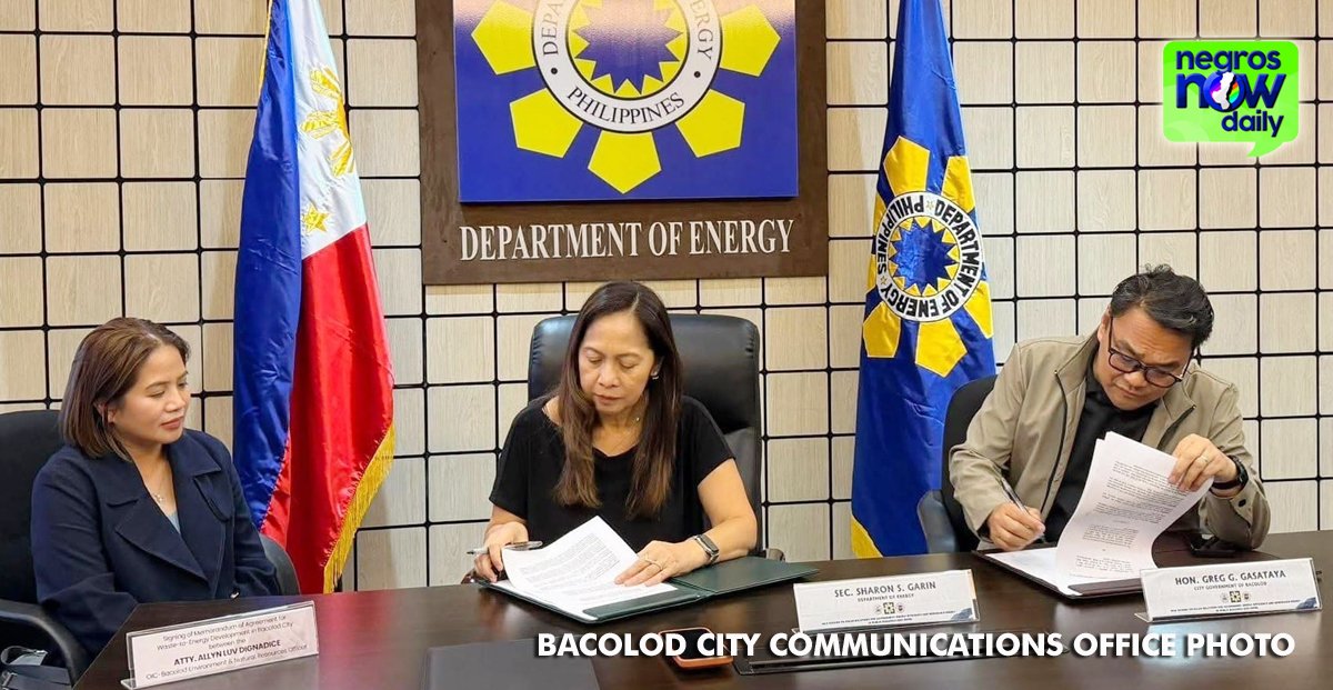 Bacolod LGU, DOE sign partnership for waste-to-energy, solar program
